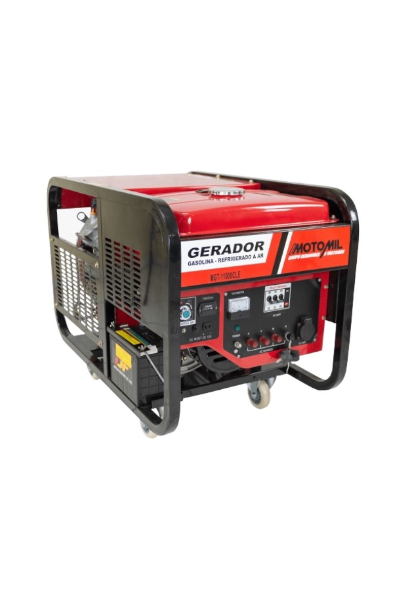 Gerador Gasolina 220v Mono/380TREI 4T 9,5KVA - MGT-11000CLE - MOTOMIL